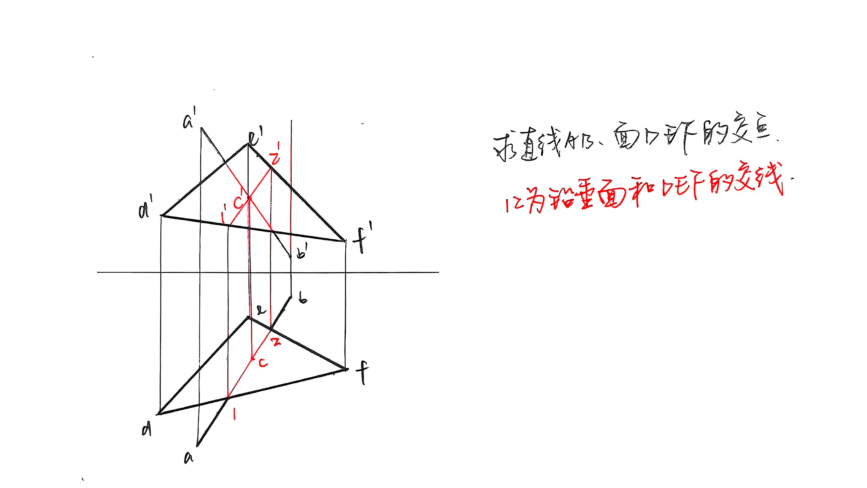 点线面的投影 - Abies's Notebook